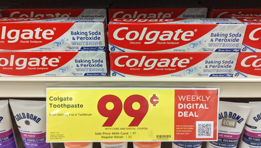 Colgate Toothpaste Just 99¢ At Kroger - iHeartKroger