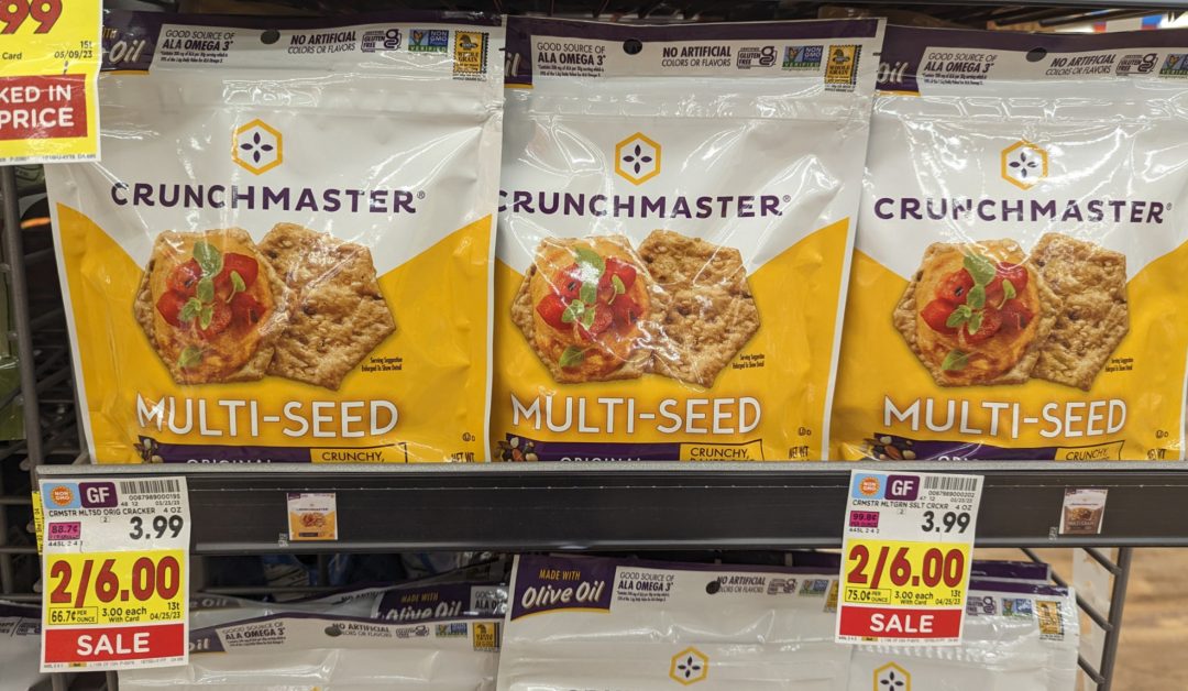 Crunchmaster Crackers Just $1 At Kroger - iHeartKroger