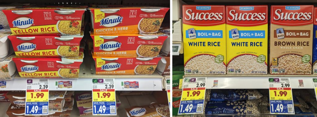 Minute or Success Rice Just $1.49 At Kroger - iHeartKroger