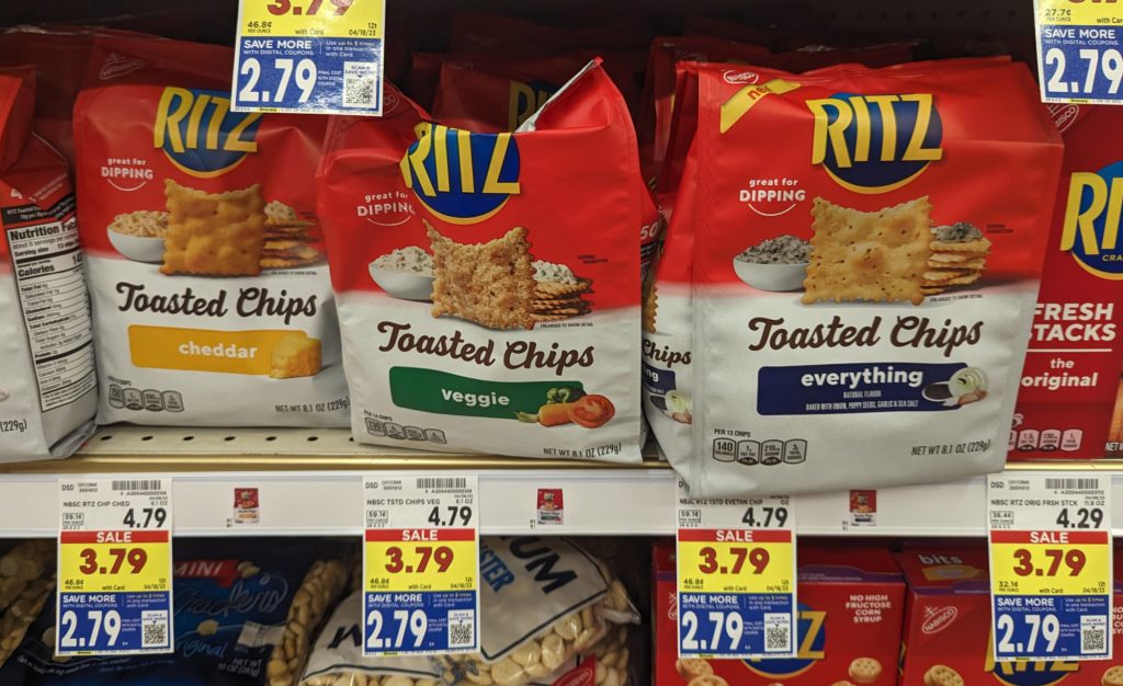 Ritz Toasted Chips As Low As $2.29 At Kroger (Regular Price $4.79 ...