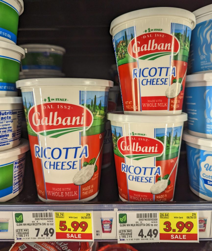 Get Galbani Ricotta Cheese For Just $2.99 At Kroger (Regular Price $4. ...
