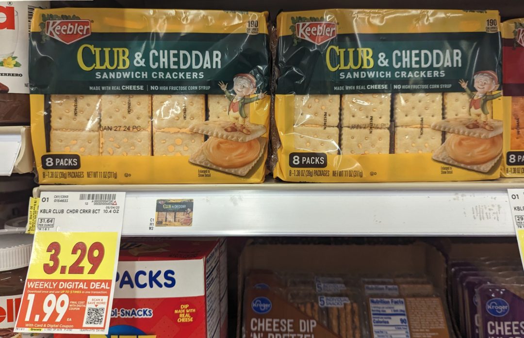 8-Pack Keebler Sandwich Crackers Are Just $1.99 At Kroger - iHeartKroger