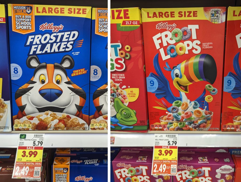 Kellogg’s Large Size Boxes Of Cereal Just $2.49 At Kroger - iHeartKroger