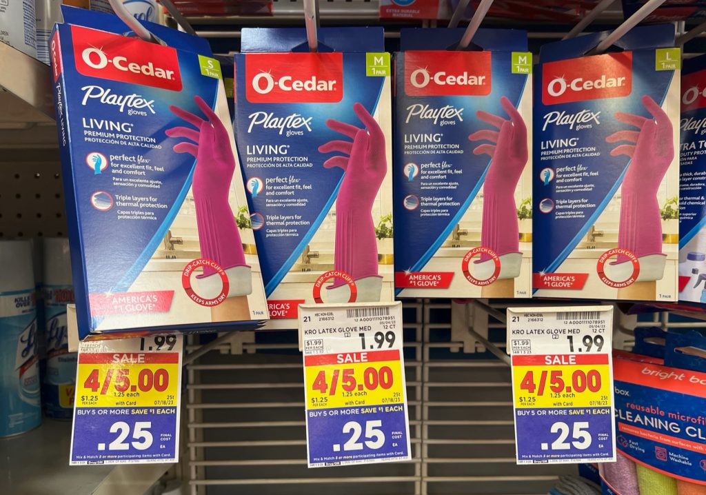 Get O-Cedar Playtex Gloves For As Low As 25¢ At Kroger - iHeartKroger