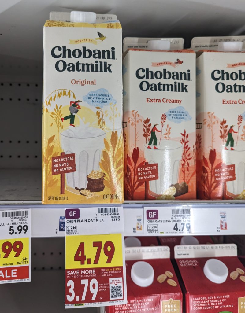 Chobani Oat Milk Just $2.29 At Kroger (Regular Price $6.49) - iHeartKroger