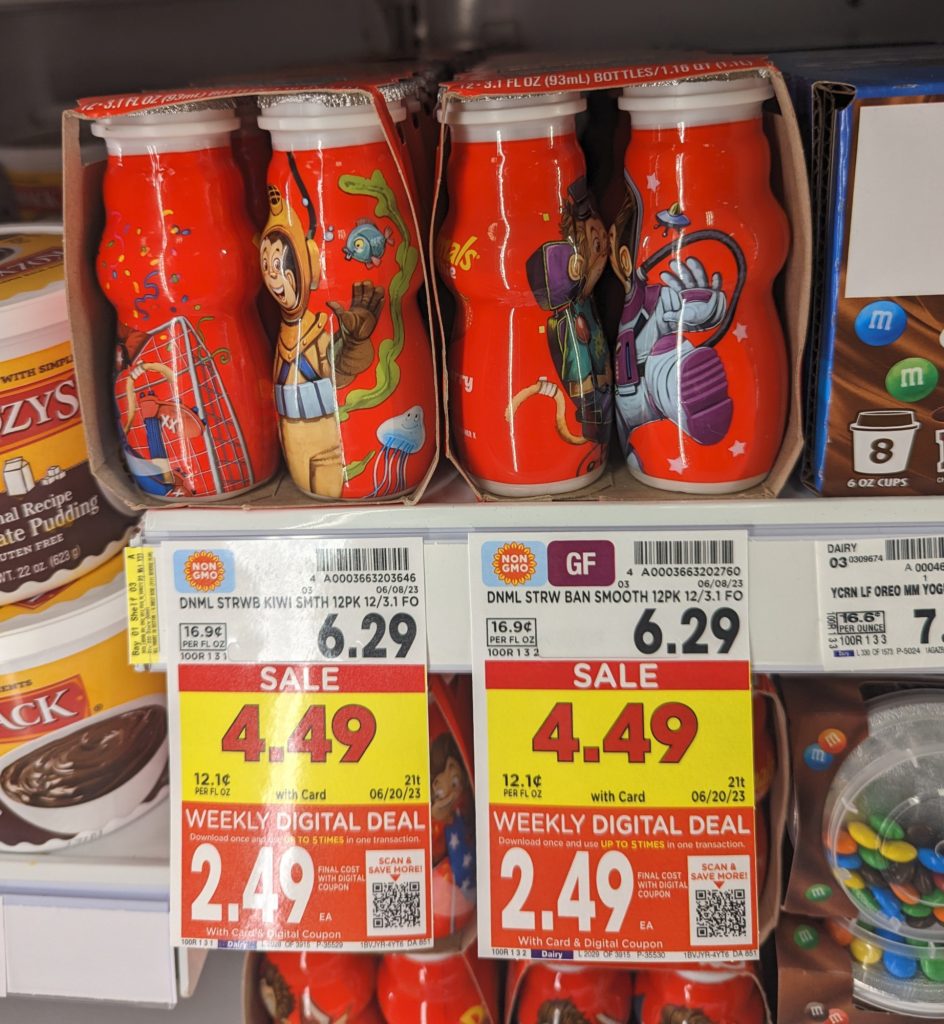 Dannon Danimals Smoothie 12-Pack Just $2.49 At Kroger - iHeartKroger