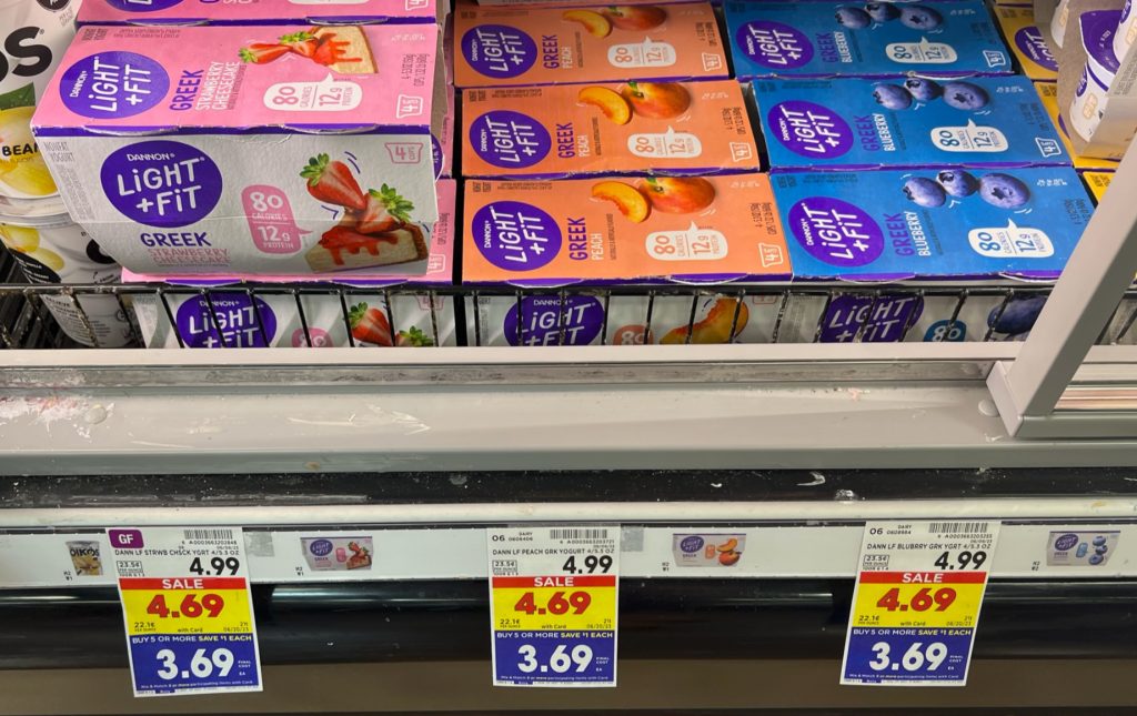 Dannon Light+Fit Or Oikos Yogurt 4-Packs As Low As $2.19 At Kroger (55 ...