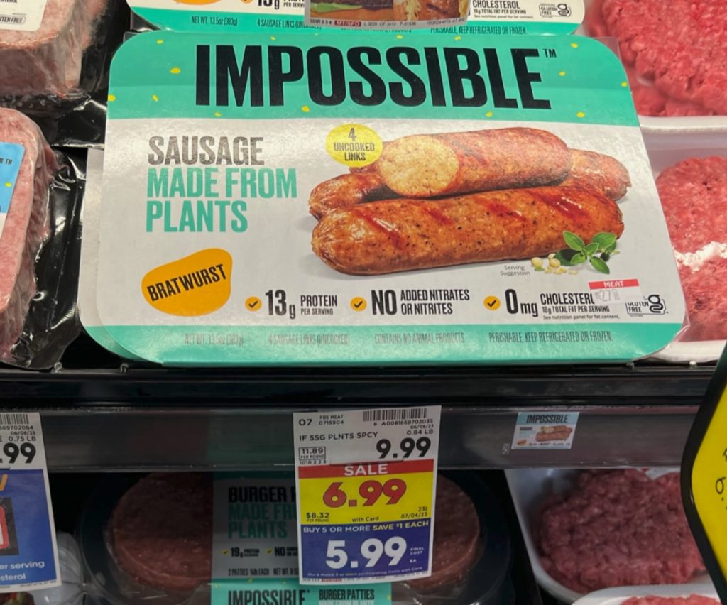 Impossible Sausage As Low As $3.99 At Kroger (Regular Price $9.99 ...