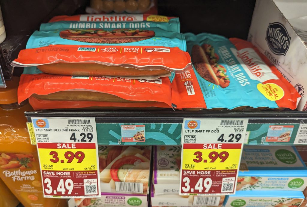 Lightlife Smart Dogs Plant Based Hot Dogs Only $1.99 At Kroger ...
