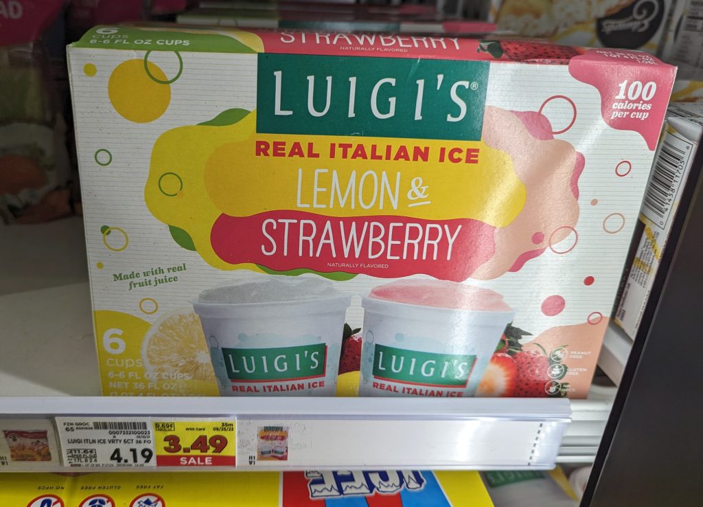 Luigi’s Real Italian Ice Just $2.49 At Kroger (42¢ Per Serving ...