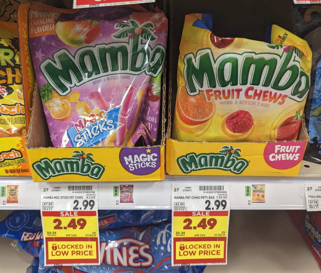 Mamba Fruit Chews Bags Just $1.74 At Kroger - iHeartKroger