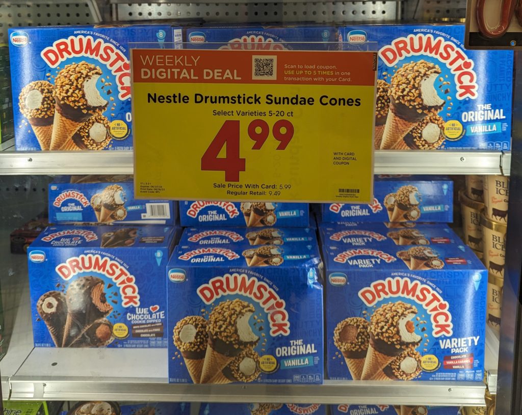 Pick Up Nestle Drumstick Cones or Oreo Cones 8-Count Boxes For Just $4. ...