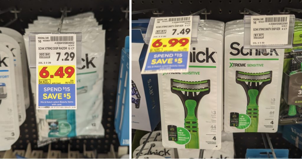 Schick Disposable Razors As Low As 82¢ At Kroger - iHeartKroger