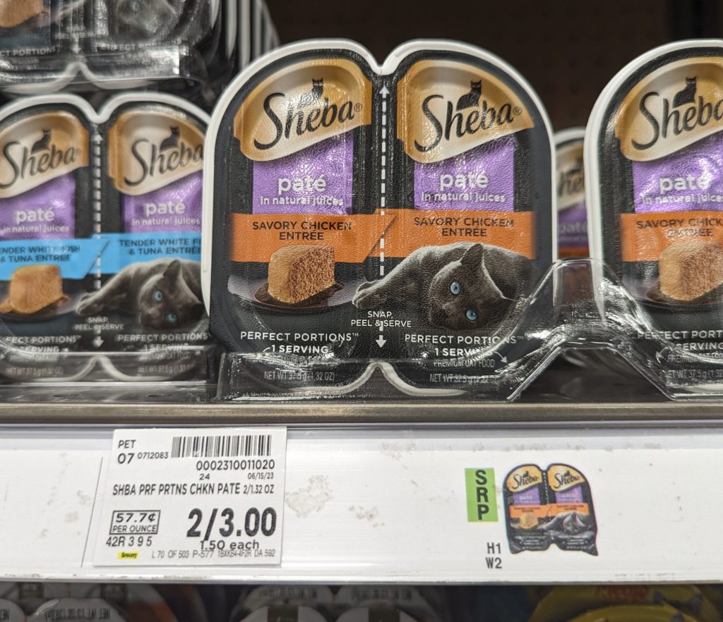Sheba Perfect Portions Premium Cat Food Just $1 At Kroger - iHeartKroger