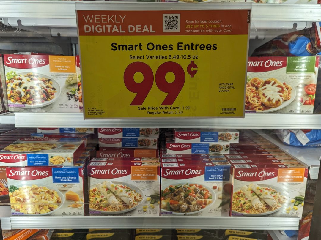 Smart Ones Frozen Entrees Only 99¢ At Kroger - iHeartKroger