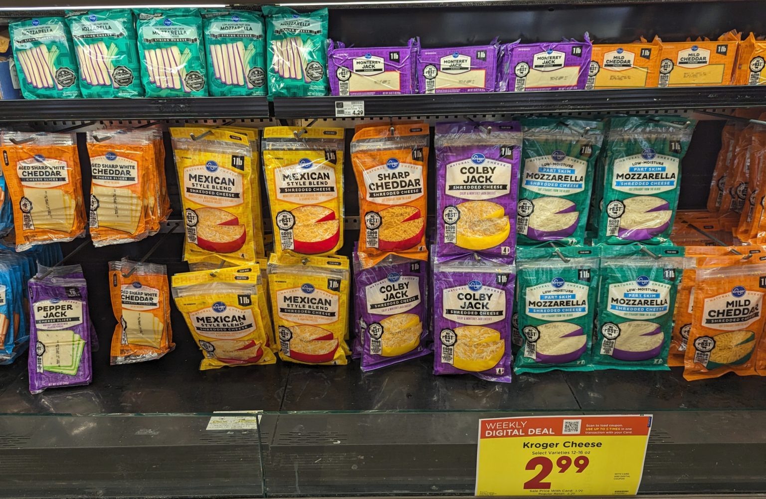 Kroger Cheese Just $2.99 Per Package - iHeartKroger