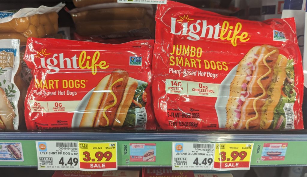Lightlife Smart Dogs Plant Based Hot Dogs – Save $1 At Kroger ...
