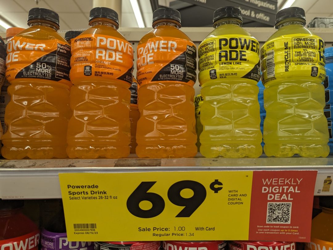Powerade Sports Drinks Just 69¢ At Kroger - iHeartKroger