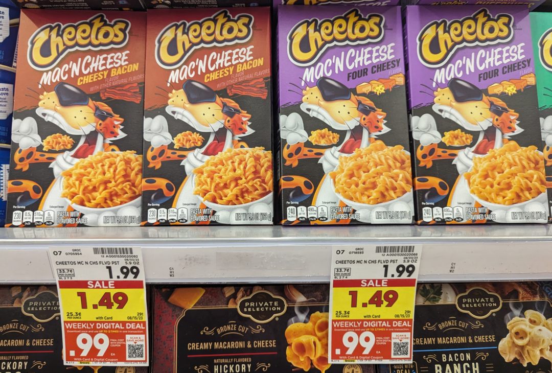 Cheetos Mac ‘n Cheese Boxes Just 99¢ At Kroger - iHeartKroger