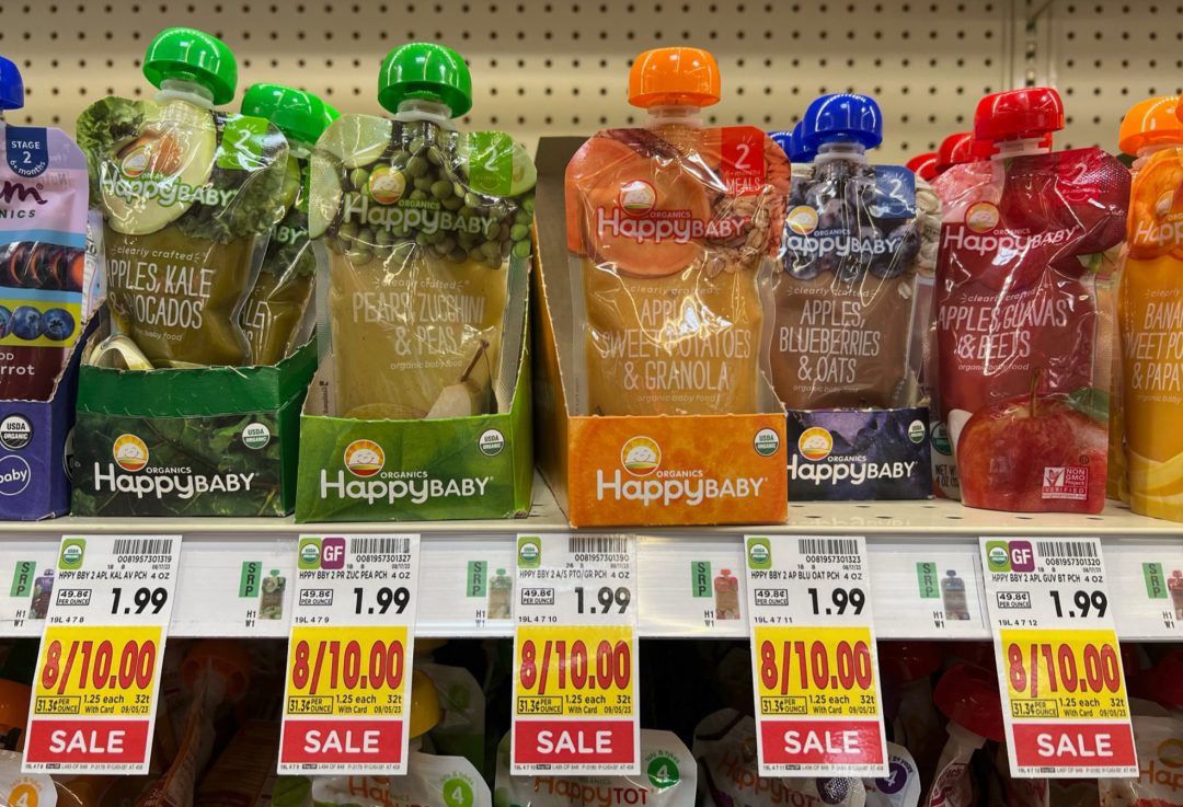 Happy Baby Pouches As Low As 68¢ Each At Kroger - iHeartKroger