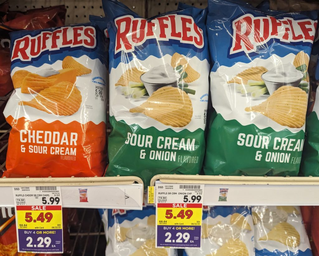 Ruffles Potato Chips Only $1.79 At Kroger - iHeartKroger