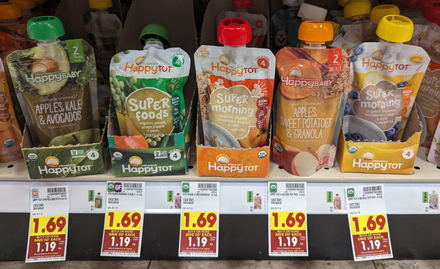 Happy Baby Pouches As Low As 52¢ Each At Kroger - iHeartKroger
