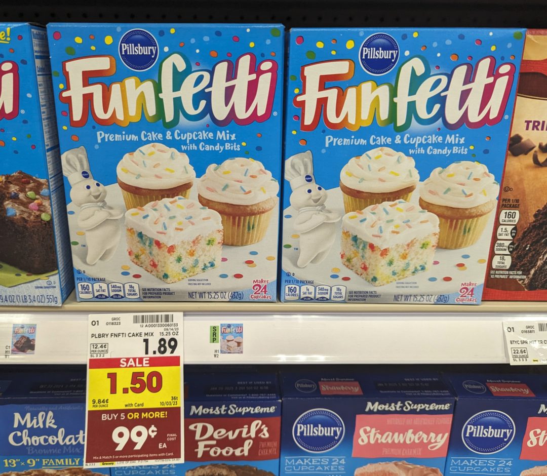 Pillsbury Funfetti Cake Mix As Low As 74¢ At Kroger - iHeartKroger
