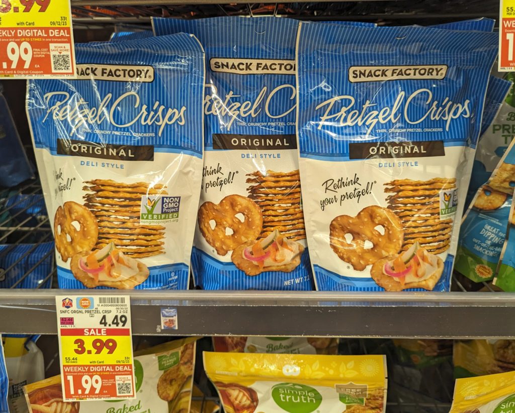 Snack Factory Pretzel Crisps As low As $1.99 At Kroger - iHeartKroger