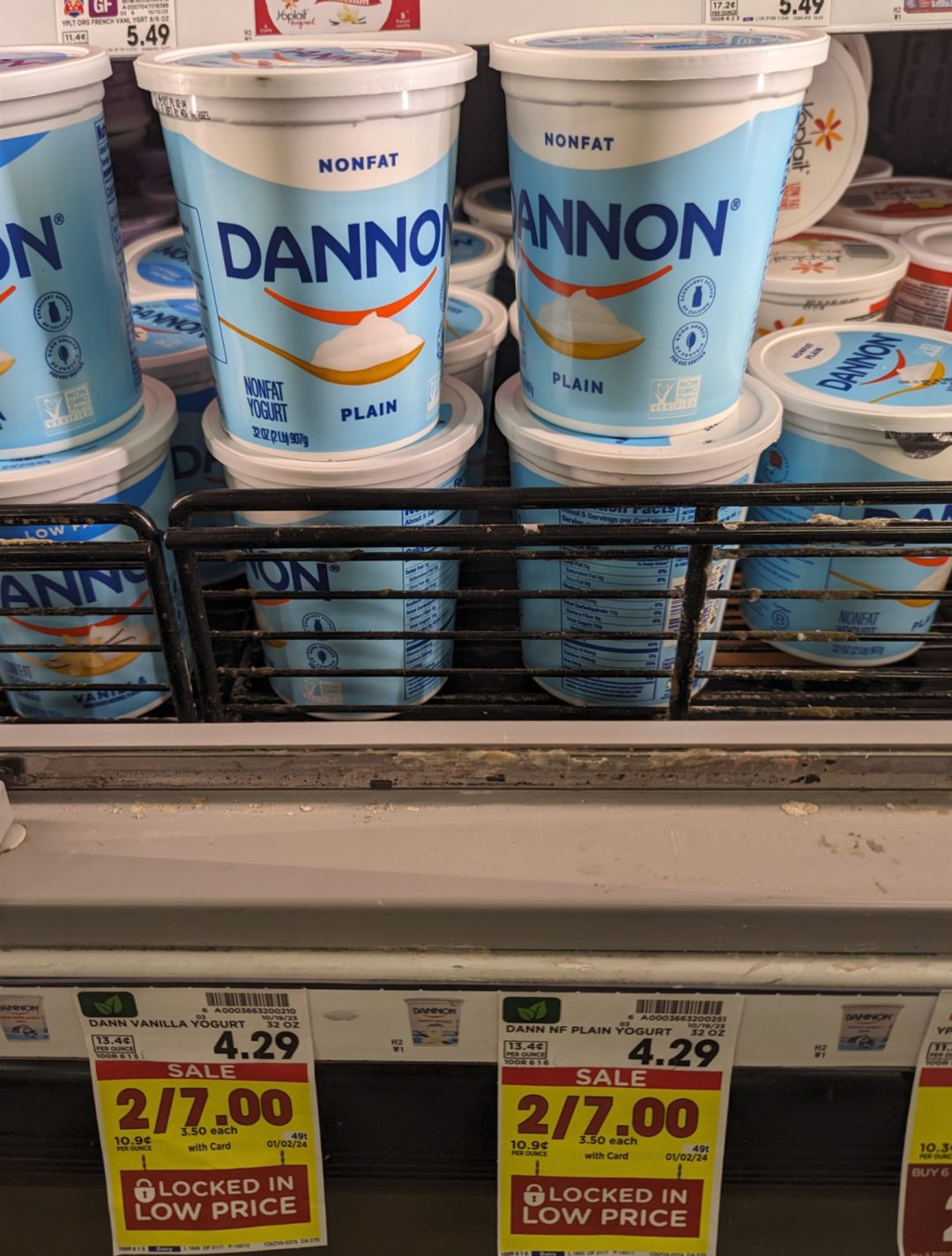 Get The Tubs Of Dannon Yogurt For Just $2.25 At Kroger - iHeartKroger