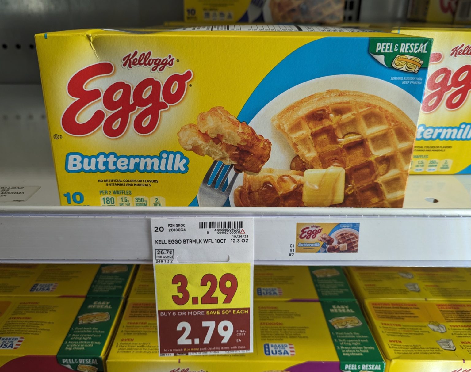 Get The Boxes Of Kellogg’s Eggo Waffles For Just $2.29 At Kroger ...