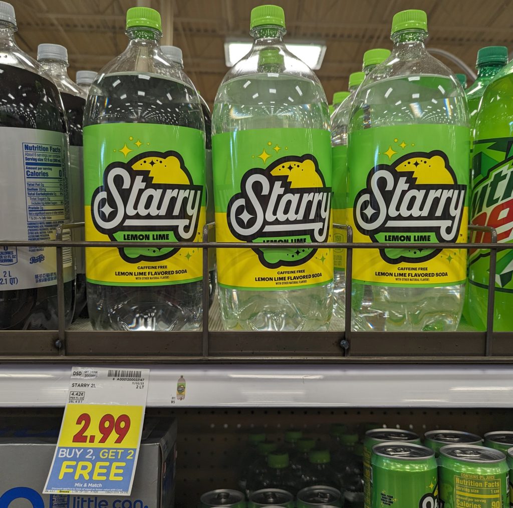 Get Starry 2-Liters For As Low As $1.25 Each At Kroger - iHeartKroger