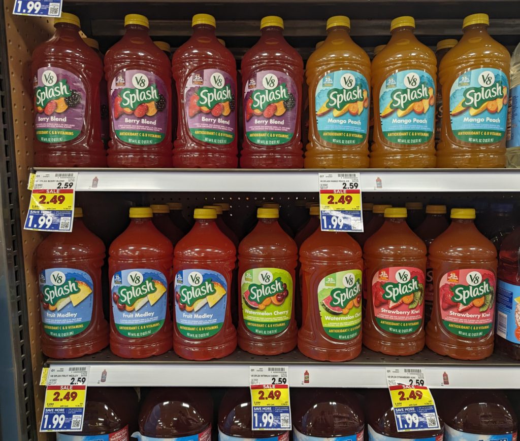V8 Splash Juices Only $1.99 At Kroger - iHeartKroger