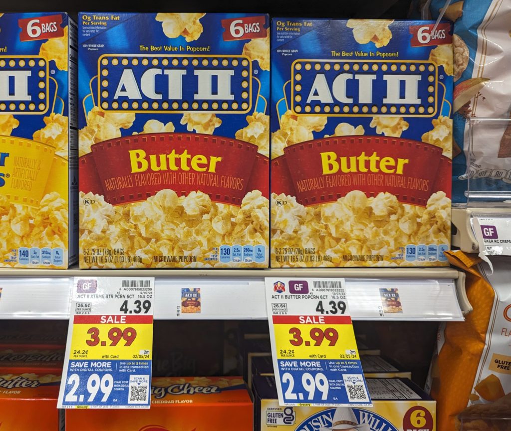 Act II Microwave Popcorn Just $2.99 At Kroger - iHeartKroger