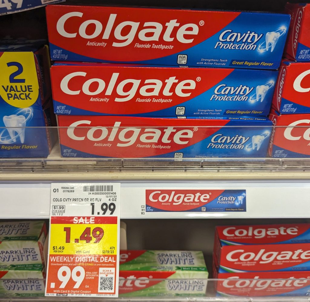 Colgate Toothpaste Just 99¢ At Kroger - iHeartKroger