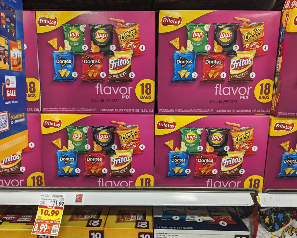 Frito-Lay Variety Pack Just $8.99 At Kroger - iHeartKroger