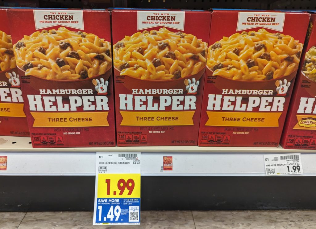 Hamburger Helper or Tuna Helper Just $1.49 Per Box At Kroger - iHeartKroger