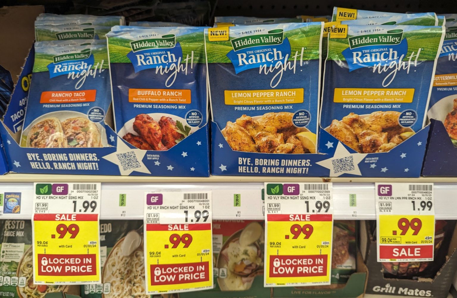 Hidden Valley Ranch Night Seasoning Dinner Mix Just 49¢ At Kroger ...