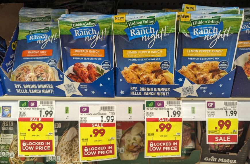 Hidden Valley Ranch Night Seasoning Dinner Mix Just 49¢ At Kroger ...