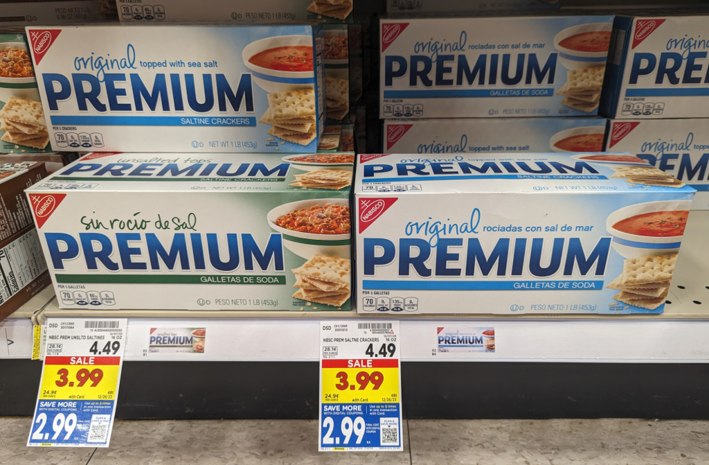 Nabisco Premium Saltine Crackers Just $2.99 Per Box At Kroger ...