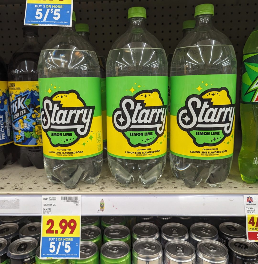 Get Starry 2-Liters For As Low As 80¢ Each At Kroger - iHeartKroger