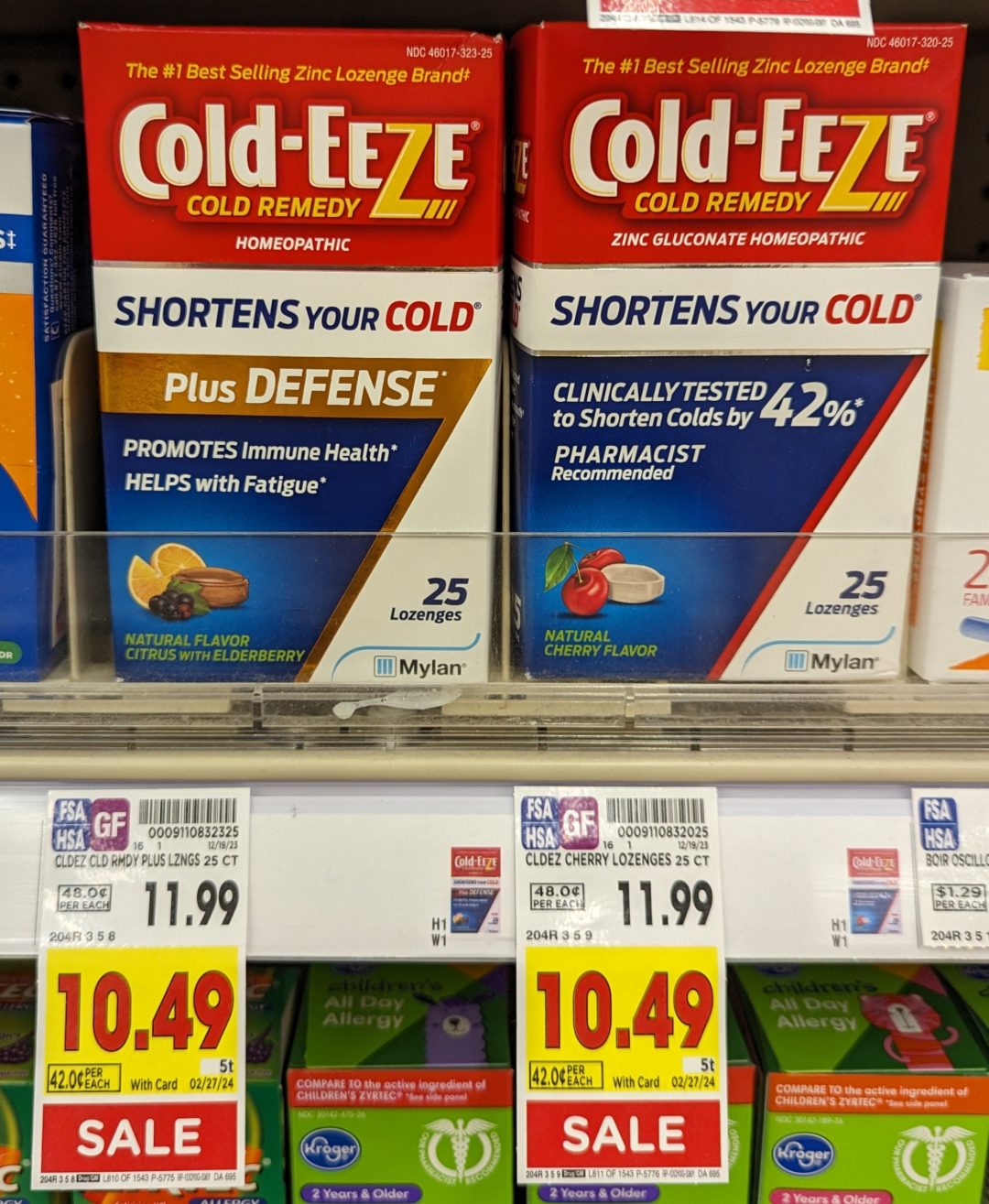 Cold-Eeze Only $7.49 At Kroger – Stock Up For Cold/Flu Season ...