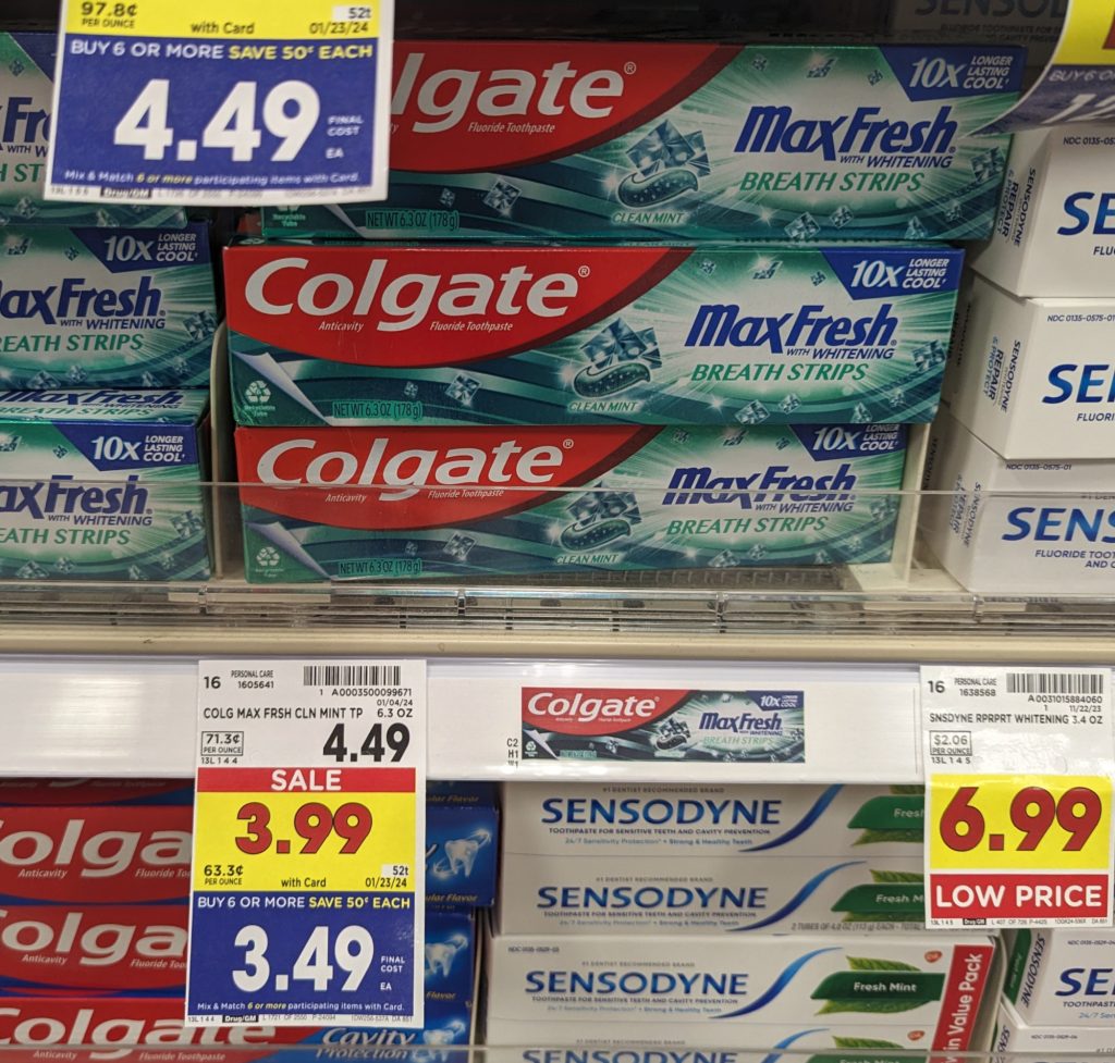 Colgate MaxFresh Toothpaste As Low As $1.49 At Kroger - iHeartKroger