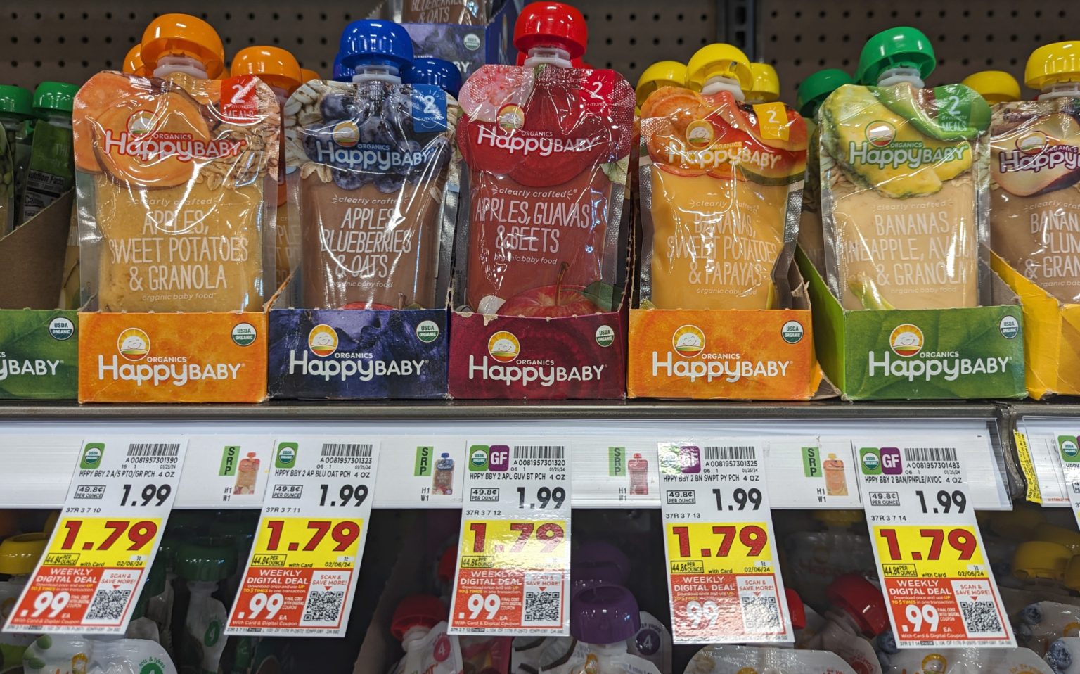 Happy Baby Pouches As Low As 99¢ Each At Kroger - iHeartKroger
