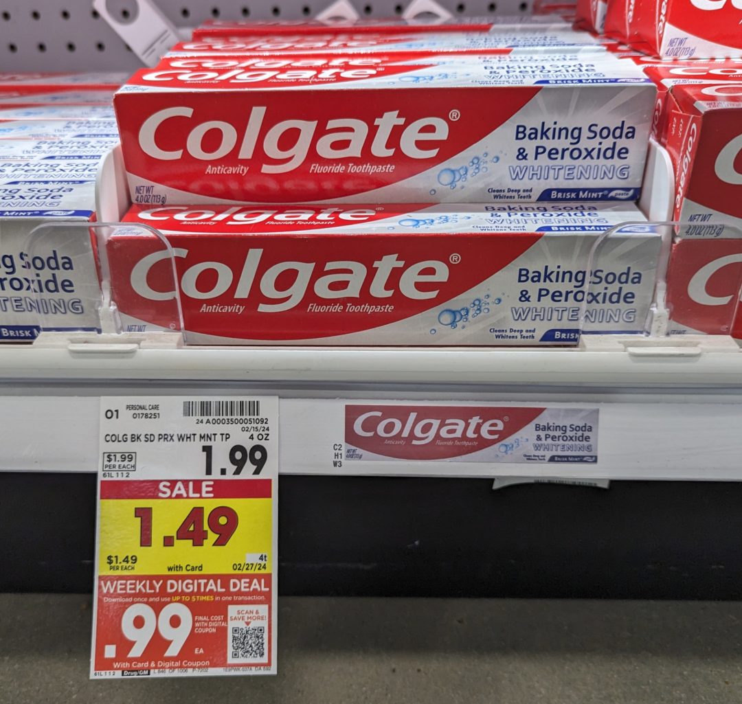 Colgate Toothpaste Just 99¢ At Kroger - iHeartKroger