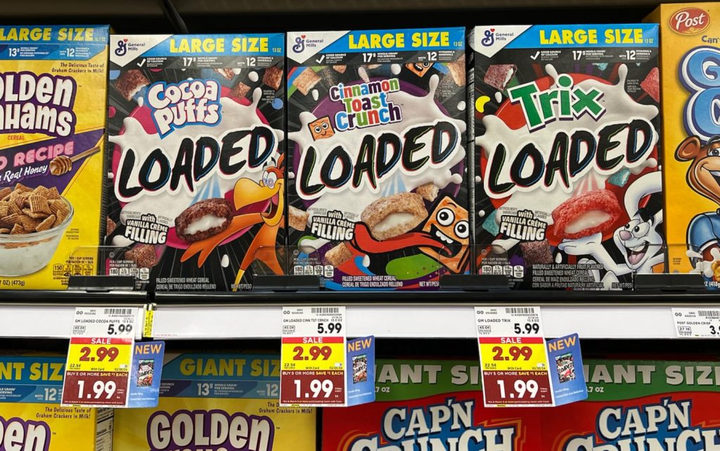 General Mills Loaded Cereal Large Boxes As Low As 49¢ Per Box At Kroger - iHeartKroger