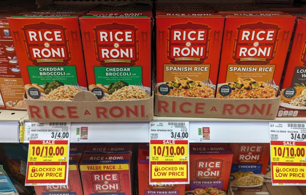 Grab Boxes Of Rice-A-Roni For As Low As 33¢ At Kroger - iHeartKroger