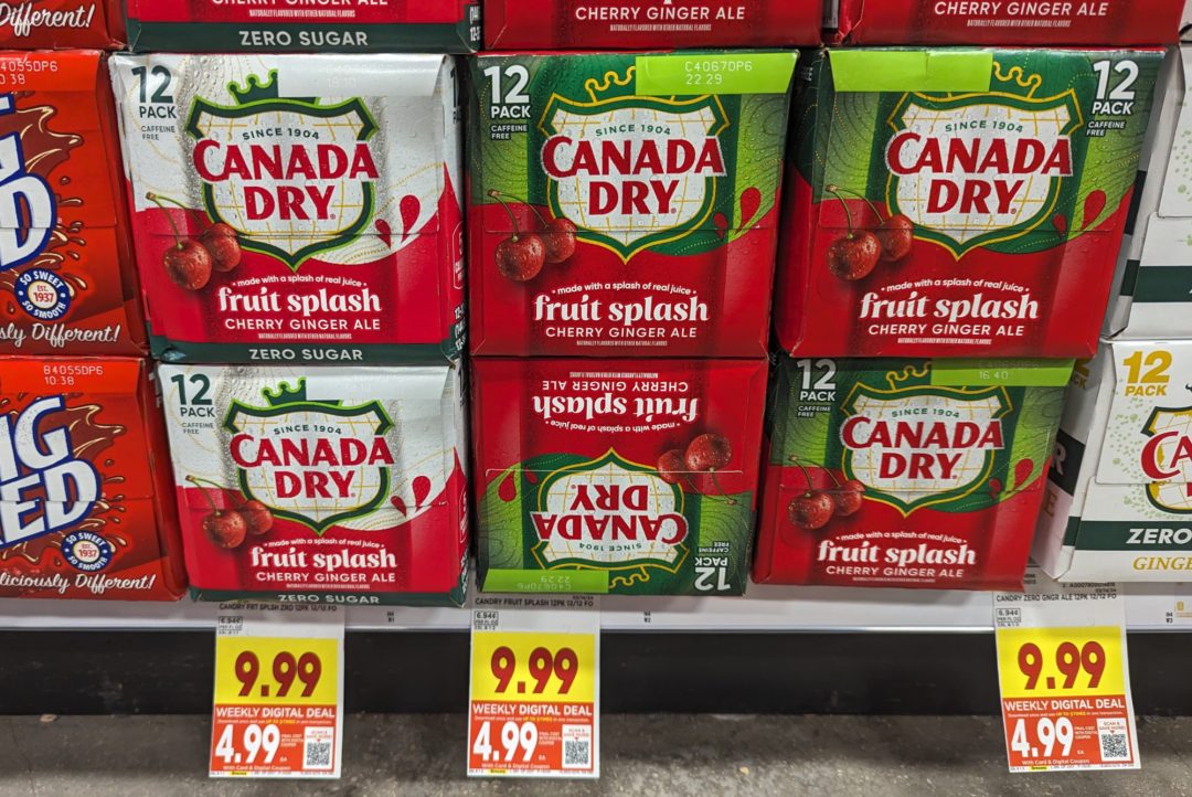 Coca-Cola or Canada Dry 12-Packs Just $4.99 Each At Kroger – Half Price ...