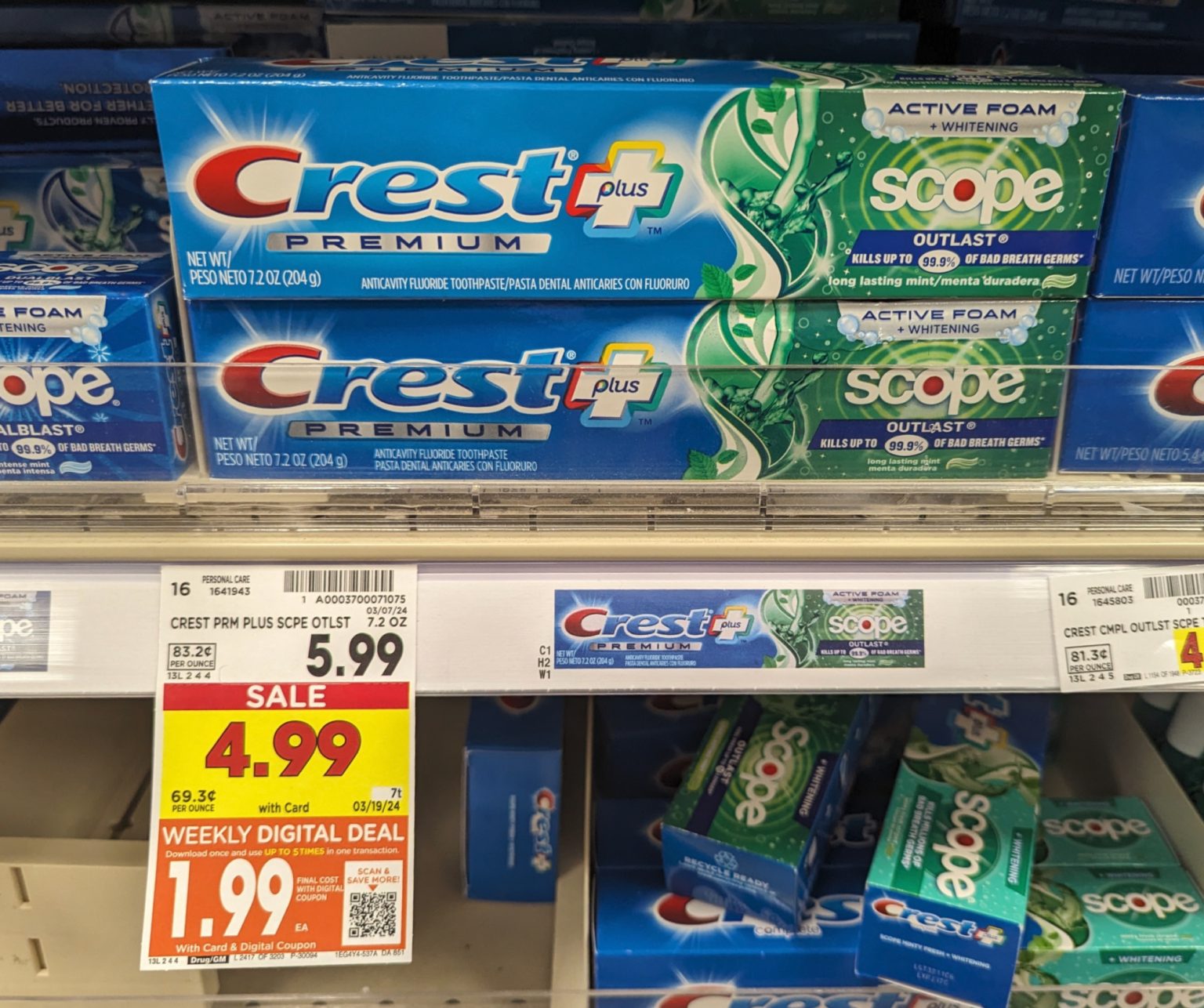 Get The Bigger Tubes Of Crest Plus Toothpaste For Just $1.99 At Kroger ...