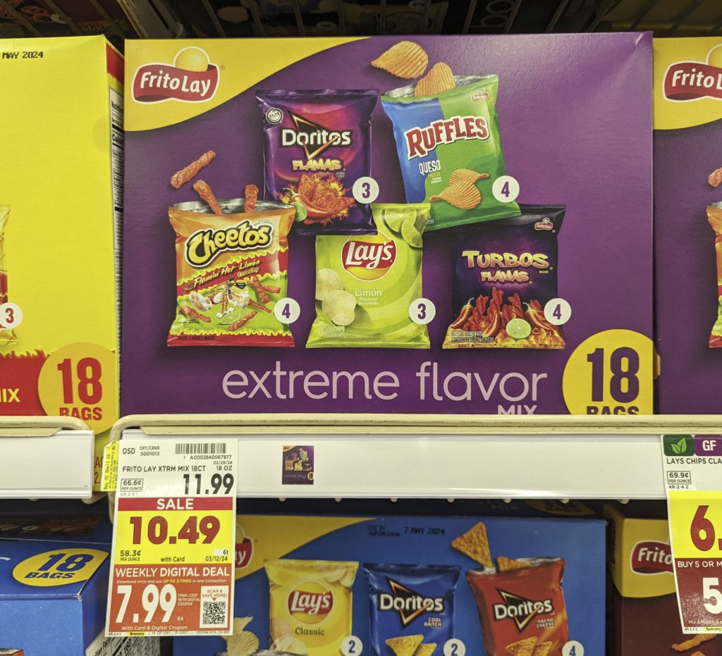 Frito-Lay Variety Pack Just $7.99 At Kroger - iHeartKroger
