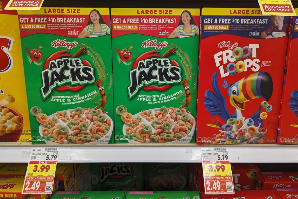 Large Size Boxes Of Kellogg’s Cereal As Low As $2.14 At Kroger ...